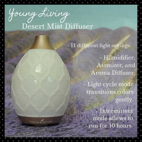Young Living | Accents | Brand New In Box Young Living Desert Mist Ultrasonic Essential Oil ...
